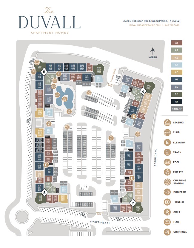 Site Map - The Duvall